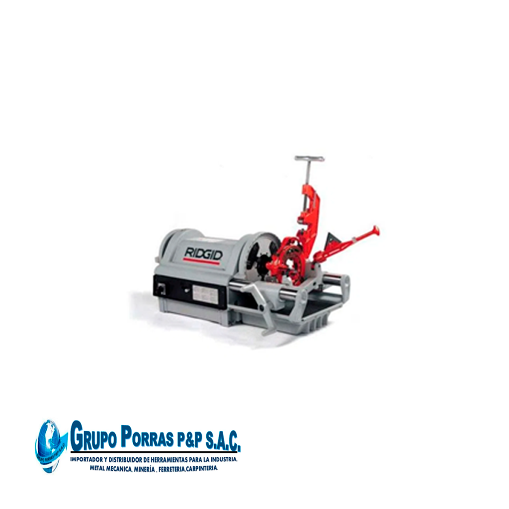 Maquina Roscadora Eléctrica 1/4" 4" Npt y Pernos 1/4" 2" Ridgid 1224 ...